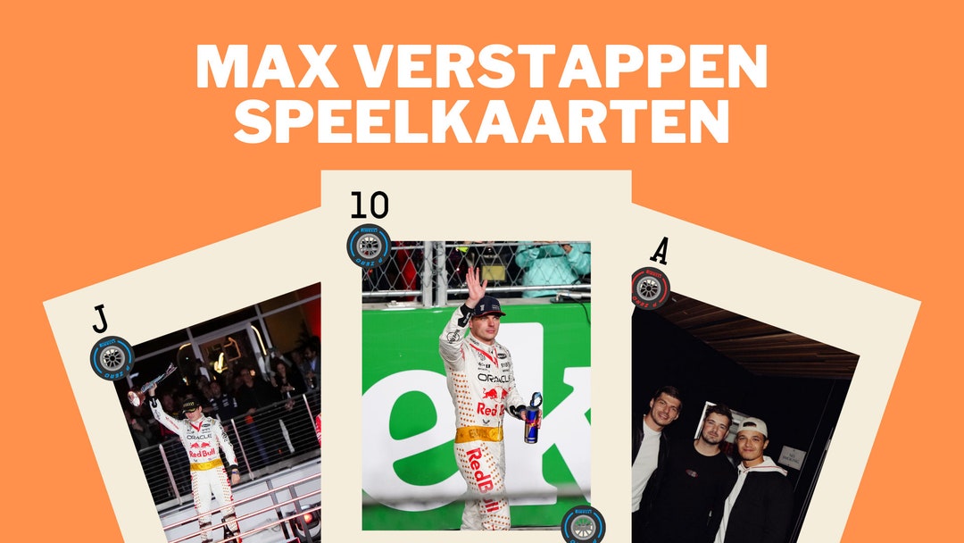 Max Verstappen Playing Cards 2024 Formula 1 Playing Cards Digital Print ...