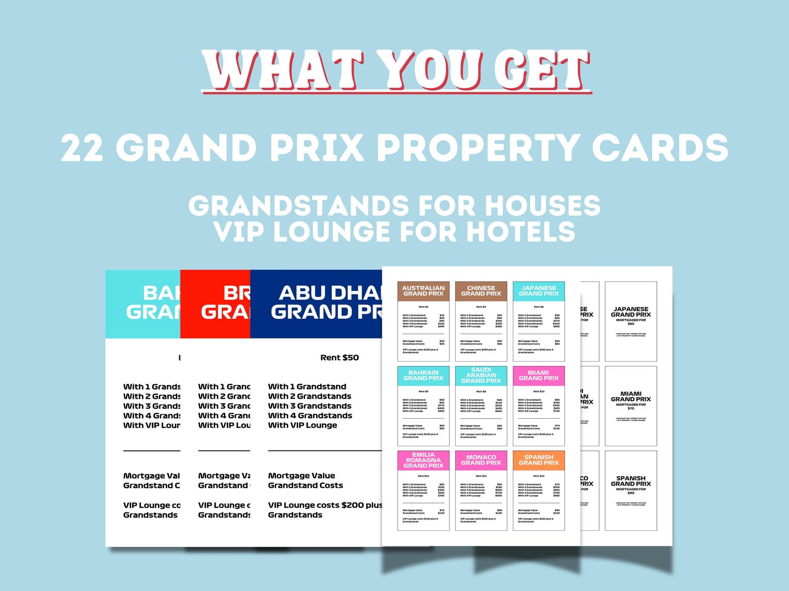 Formula 1 Monopoly 2025 | F1 Monopoly | Board Game | Custom Game ...