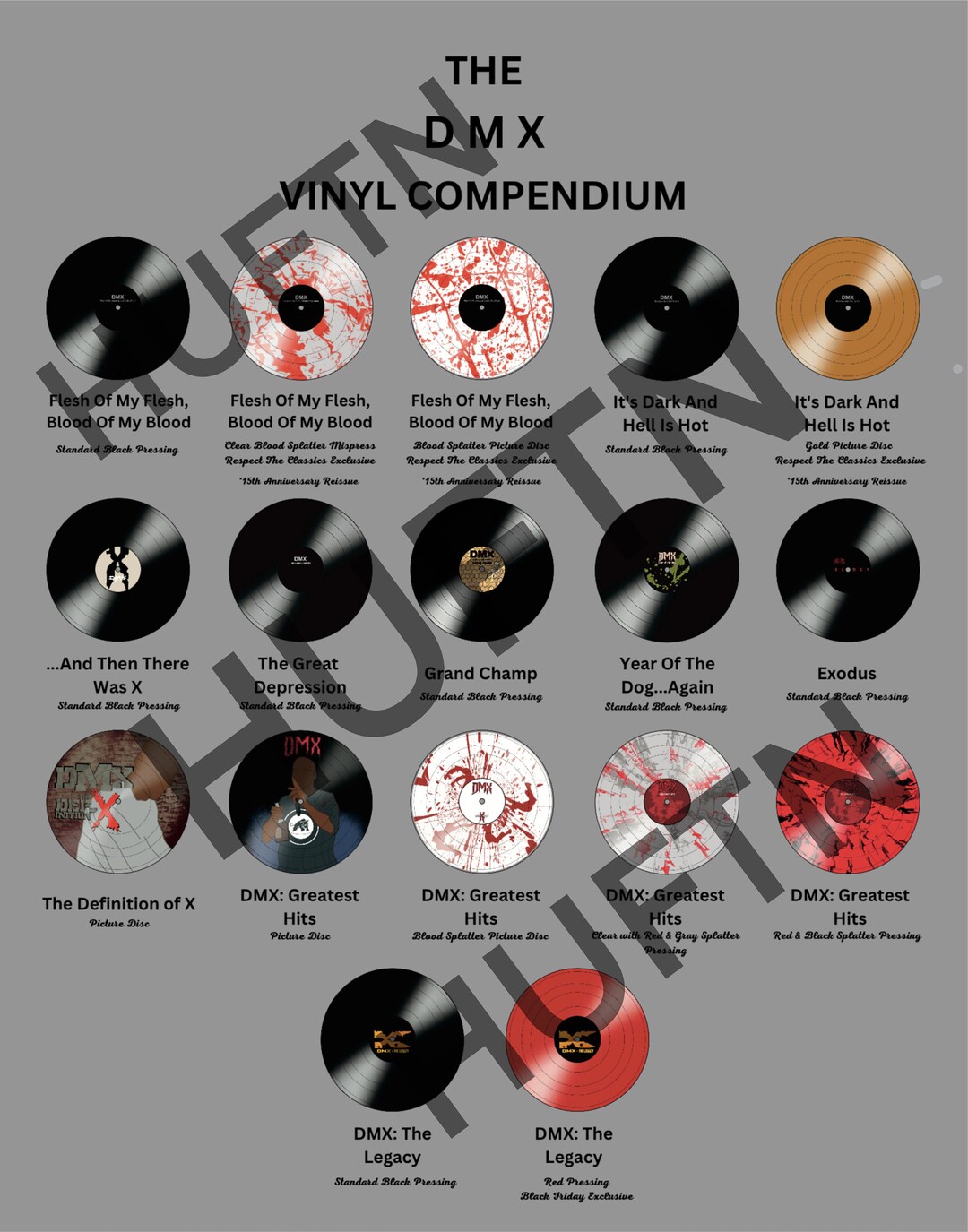 DMX Vinyl Compendium DIGITAL DOWNLOAD - Etsy
