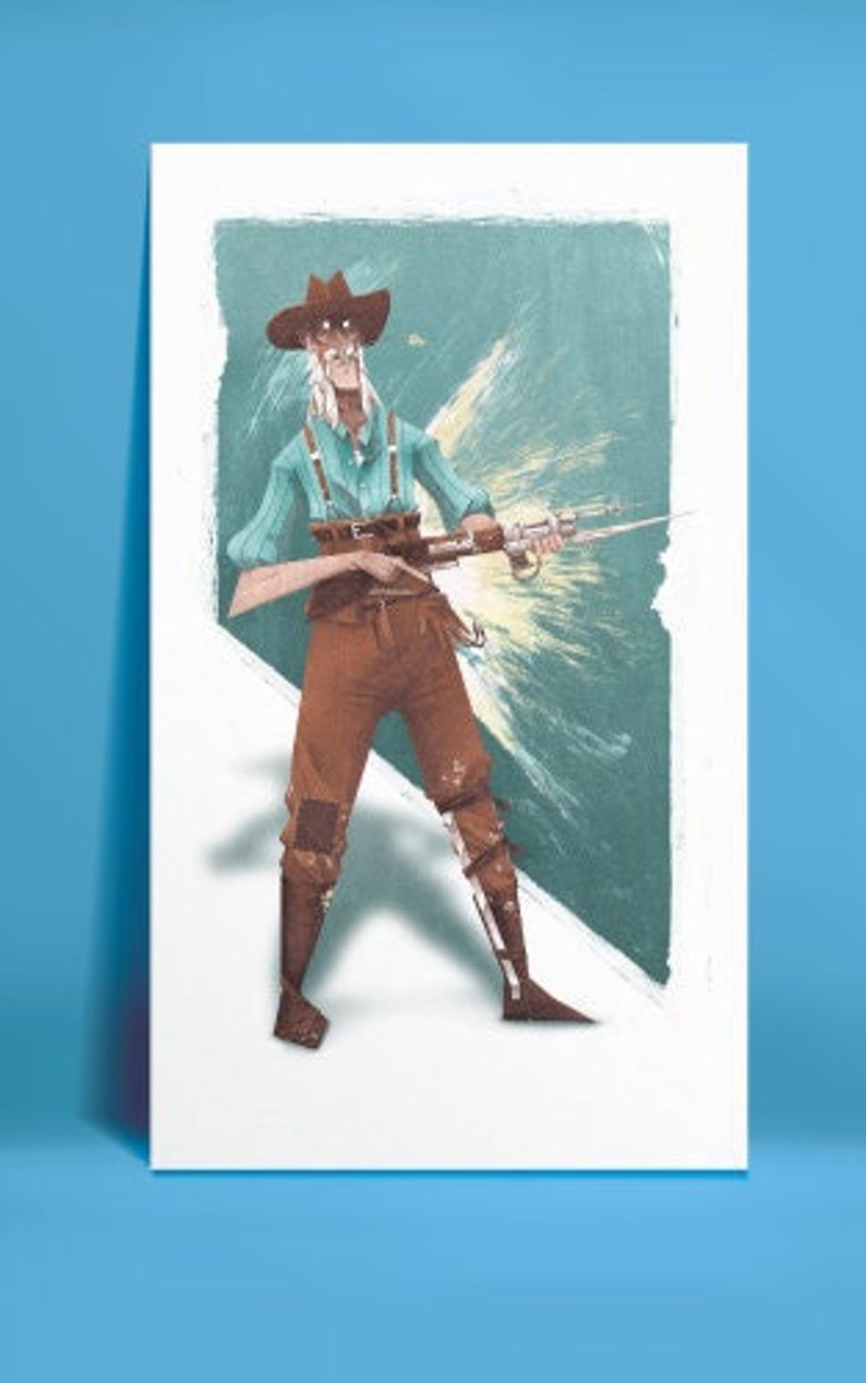 Dead by Daylight Deathslinger Print - Etsy