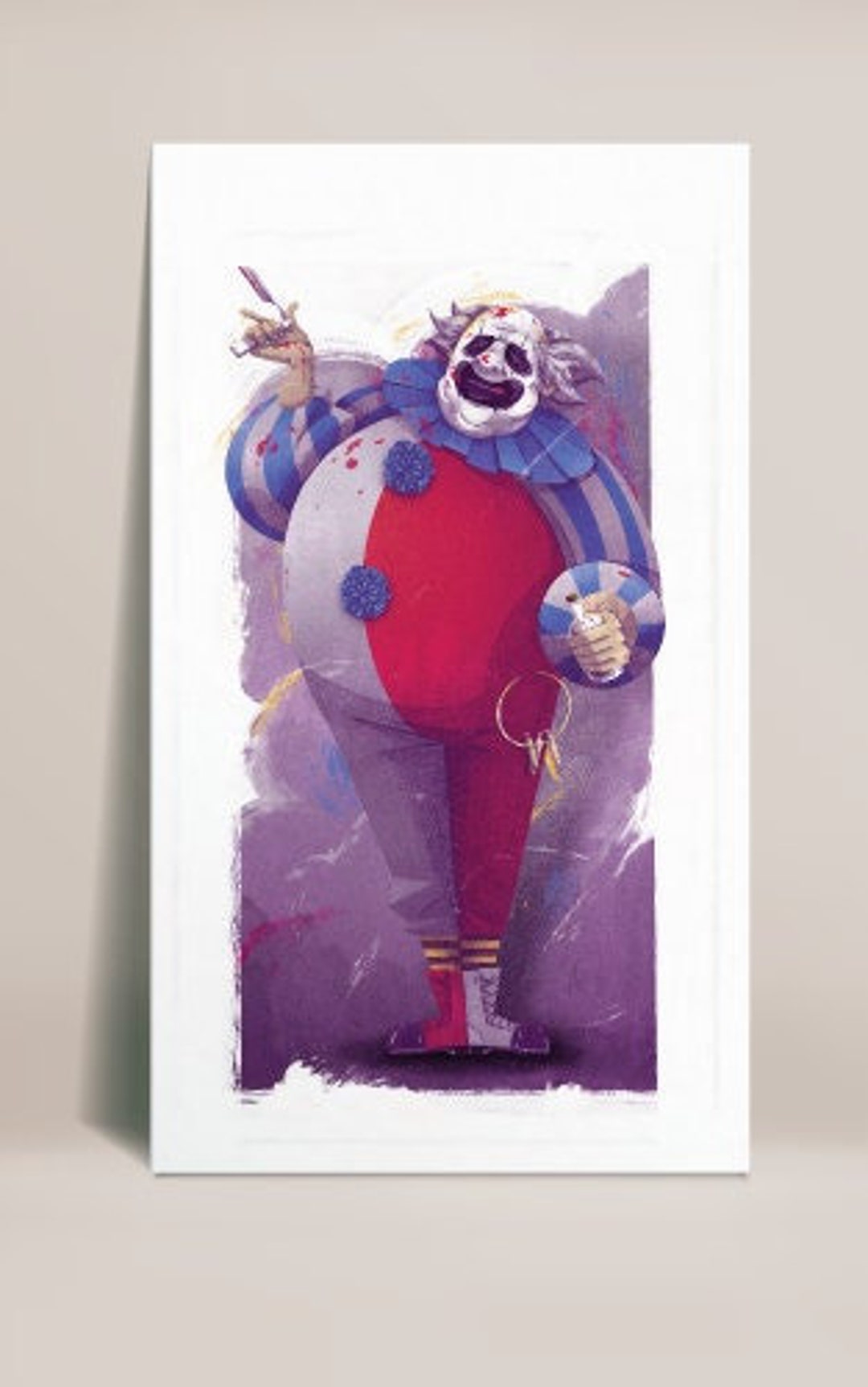 Dead By Daylight Clown Print Etsy