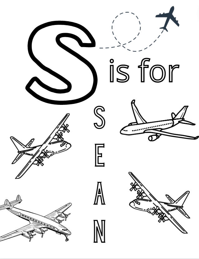 Custom Coloring Page Pack : Assorted for Boys - Etsy