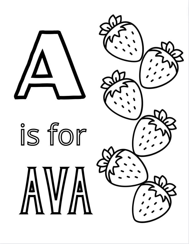 Custom Coloring Page Pack : Assorted for Girls - Etsy