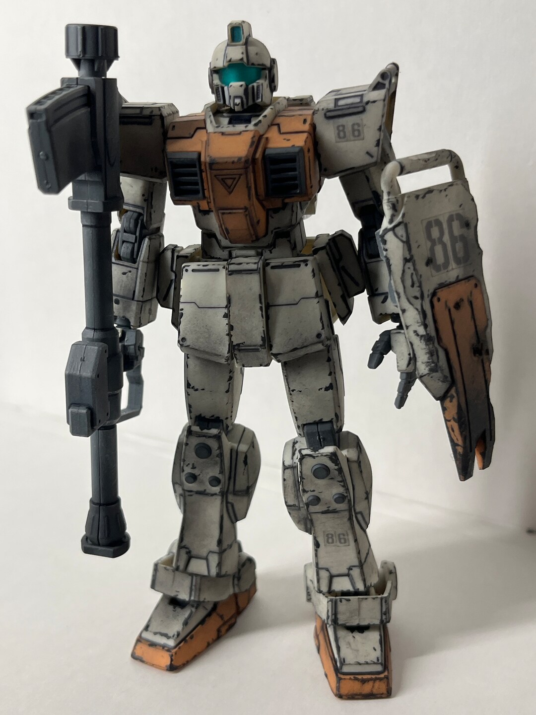 Custom Gundam Rgm-79 Ground Type Gunpla - Etsy