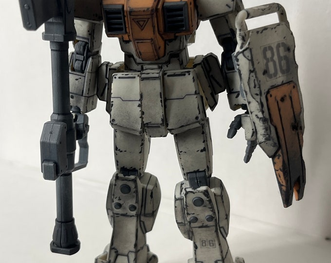 Custom Gundam Rgm-79 Ground Type Gunpla - Etsy