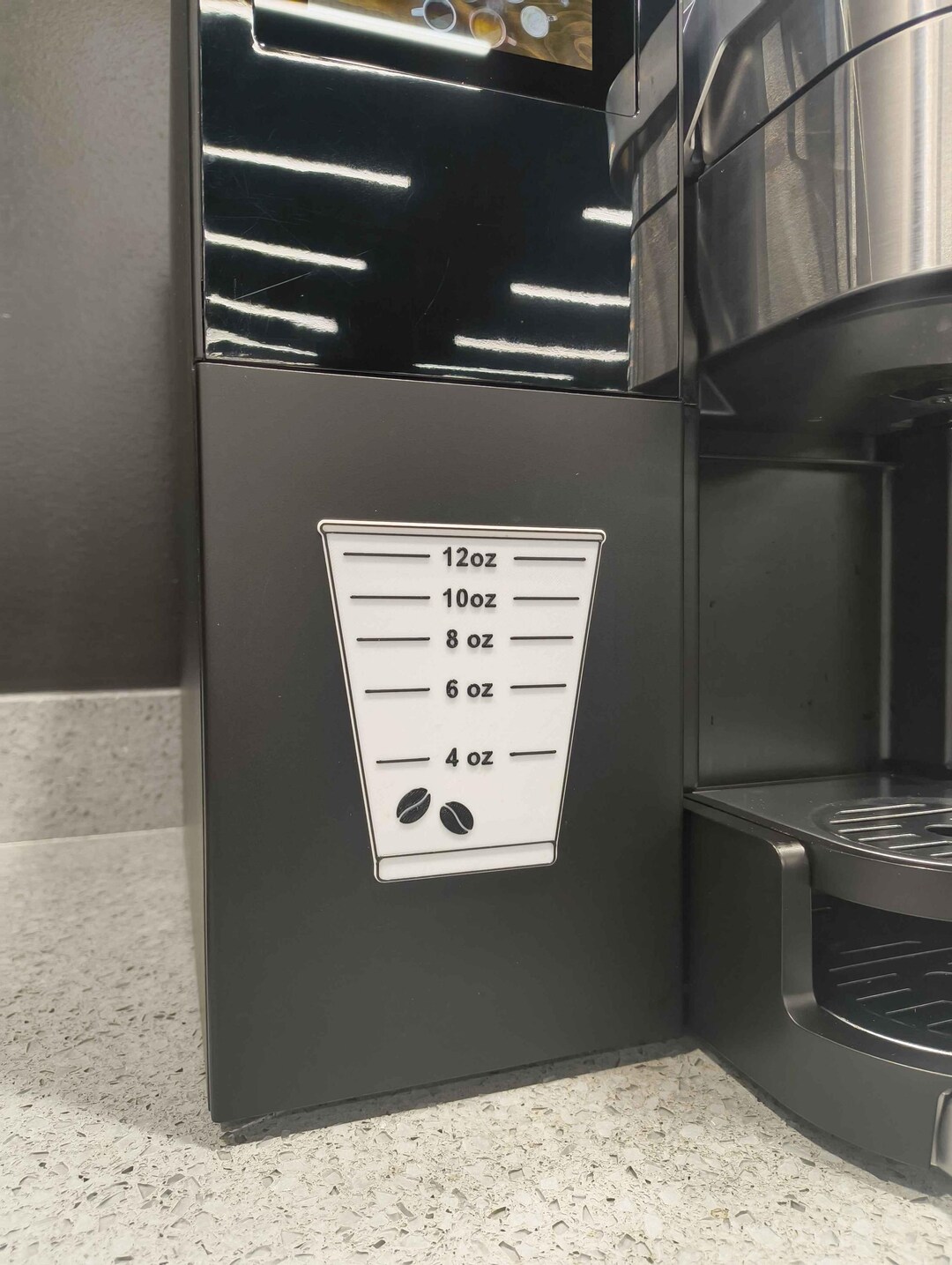 12 Oz Coffee Fill Guide Sign – Office Coffee Bar Decor - Etsy