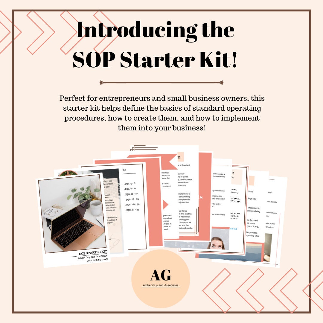The Standard Operating Procedures Starter Kit - Etsy