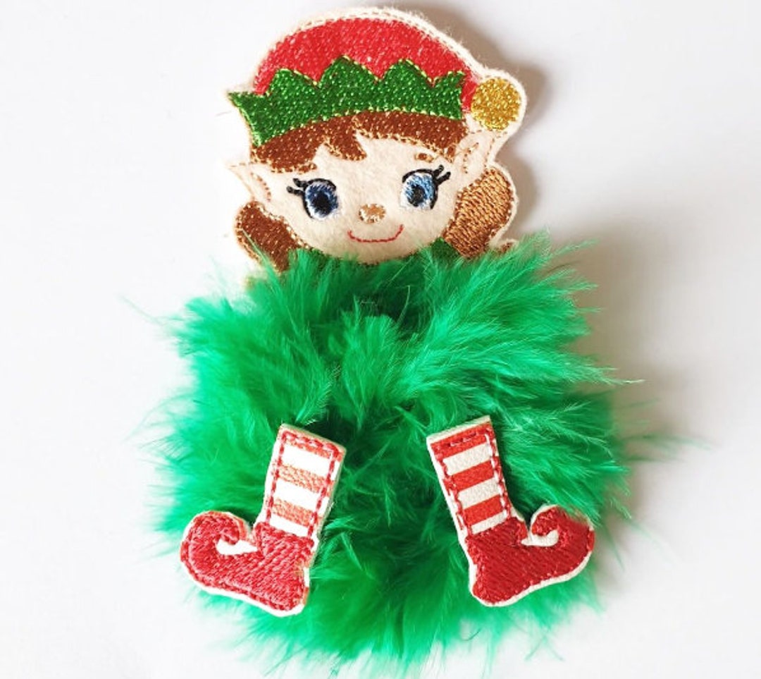 Miss Elfie Fur Baby Christmas for Hair Bows and Crafts Digital ...