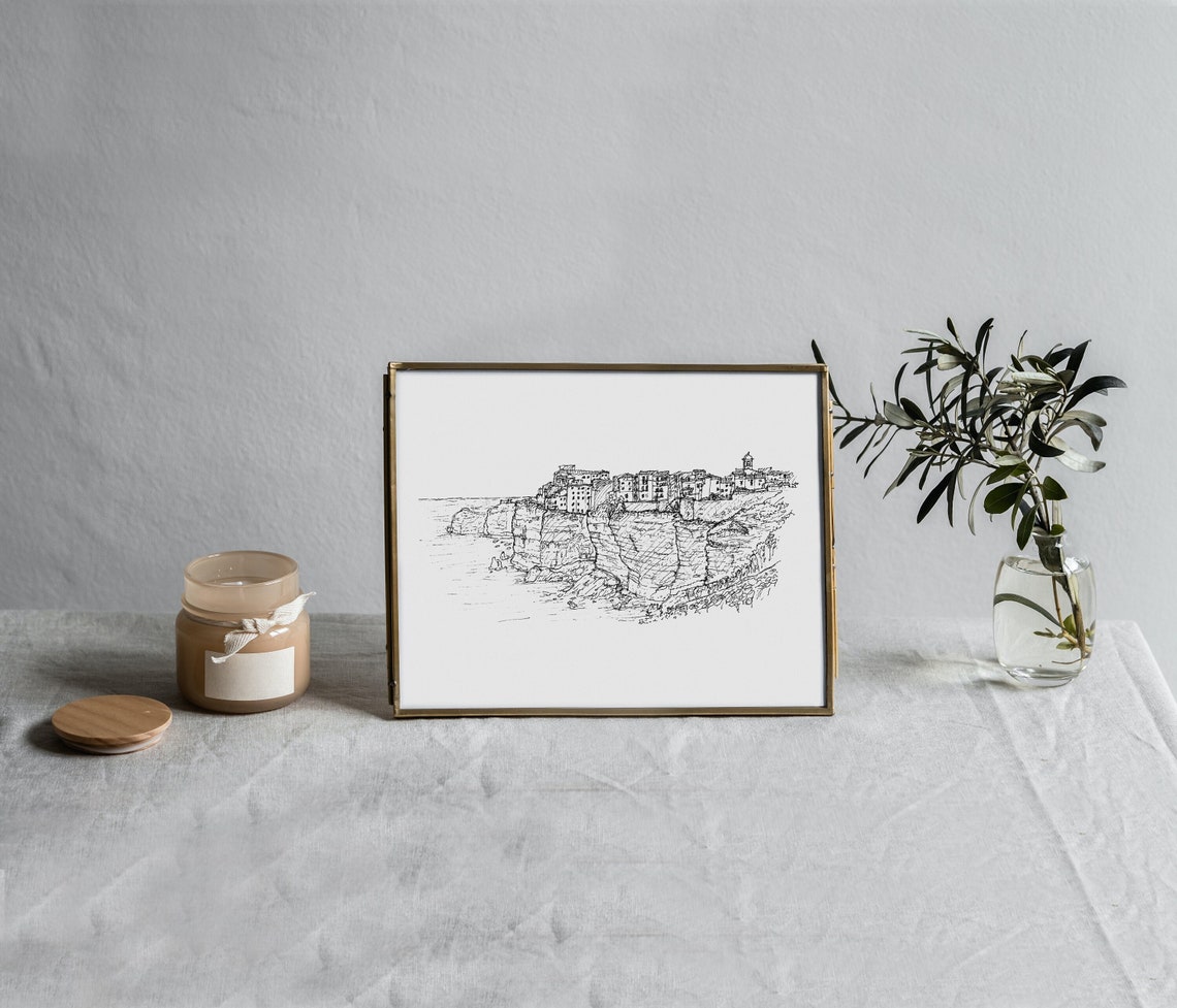 Bonifacio Corsica Art Print Corsica Wall Art Corsica Wall Decor Grand ...