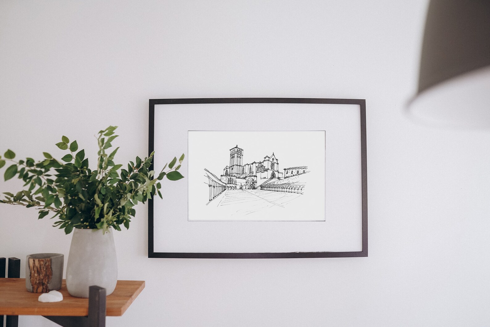 Basilica Di San Francesco Assisi Art Print Assisi Wall Art Assisi Wall ...