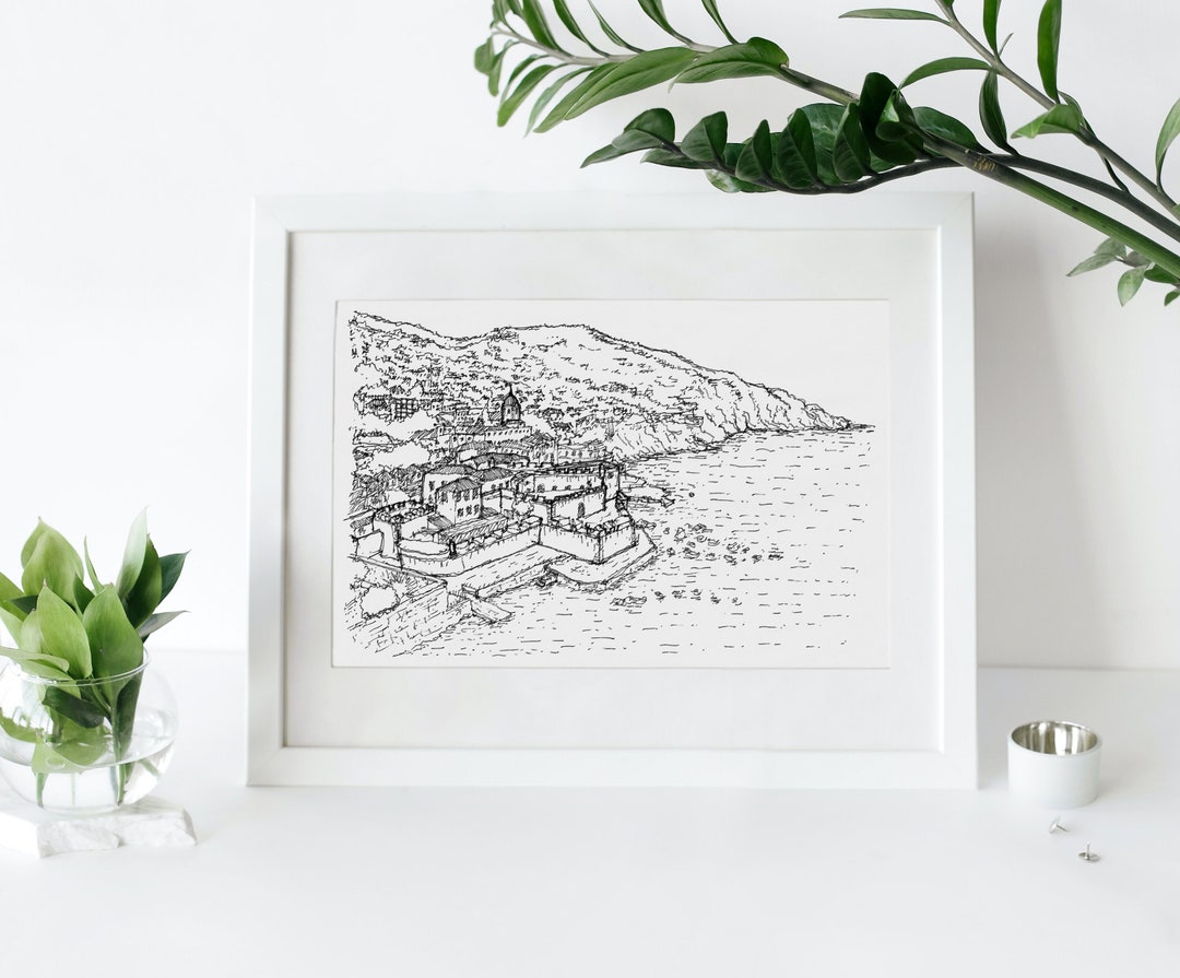 Madeira Art Print Fort of São Tiago Madeira Wall Art Funchal - Etsy