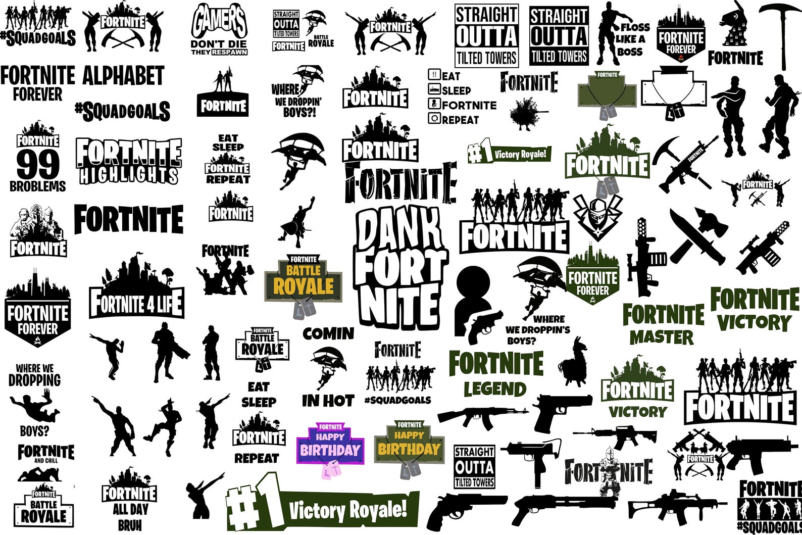Fortnite svg - Etsy