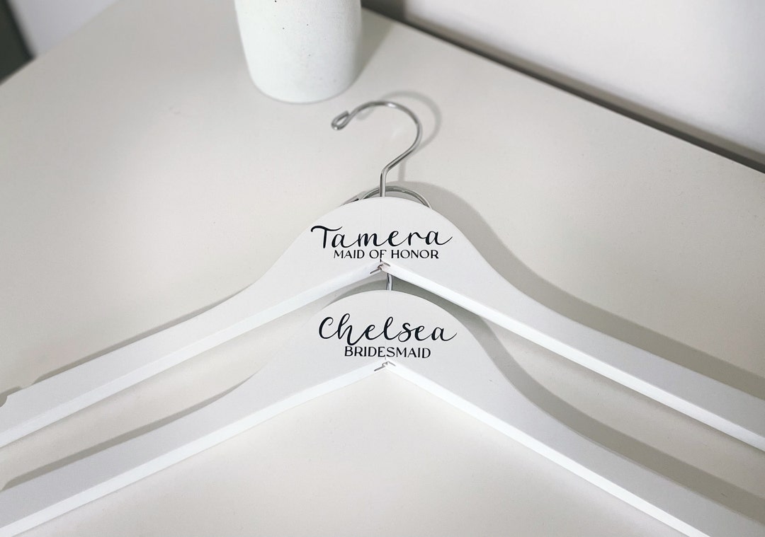 Personalized Wedding Party Hangers! - Etsy