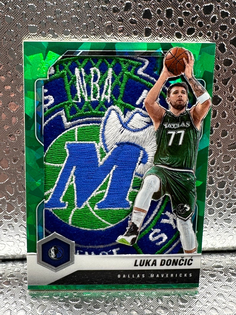 LUKA DONCIC Custom Art Patch Card Dallas Mavericks - Etsy