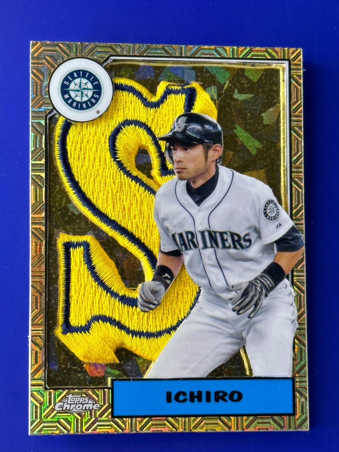 ICHIRO SUZUKI Custom Art Patch Card Seattle Mariners Collectible ...