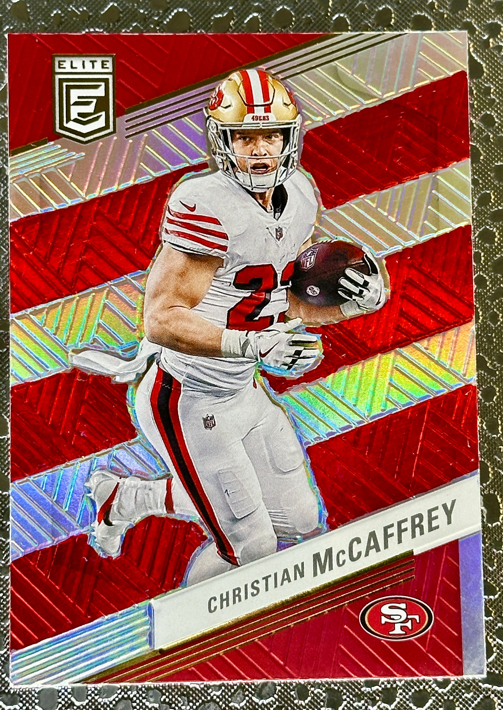 CHRISTIAN Mccaffrey Custom Art Card San Francisco 49er's Display ...
