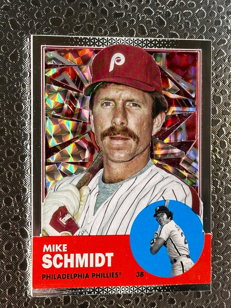 MIKE SCHMIDT Custom Art Card Philadelphia Phillies Trading Card ...