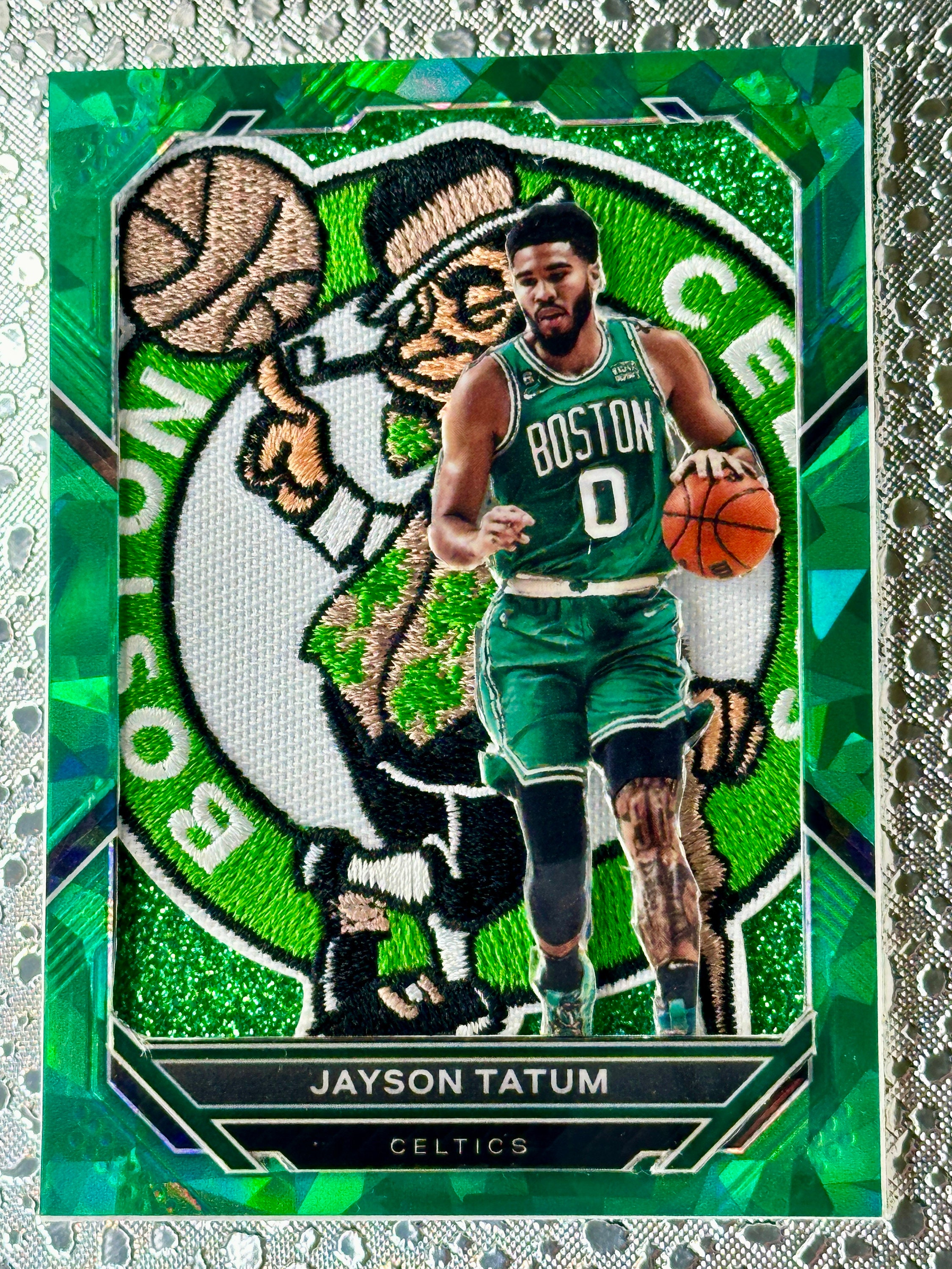 JAYSON TATUM Custom Art Patch Card Boston Celtics Display Card Sports ...