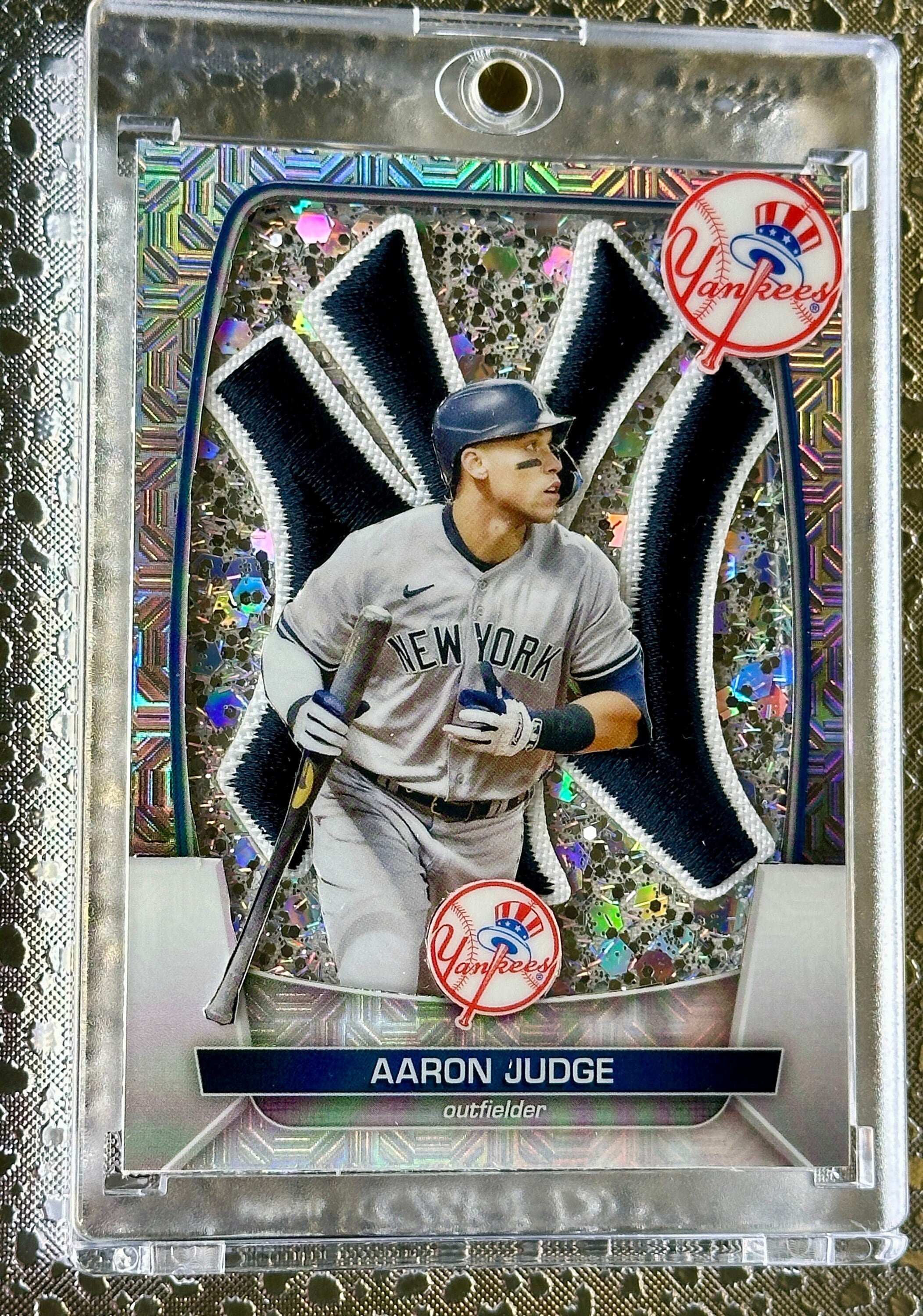 AARON JUDGE Custom Art Patch Card New York YANKEES Trading Card ...