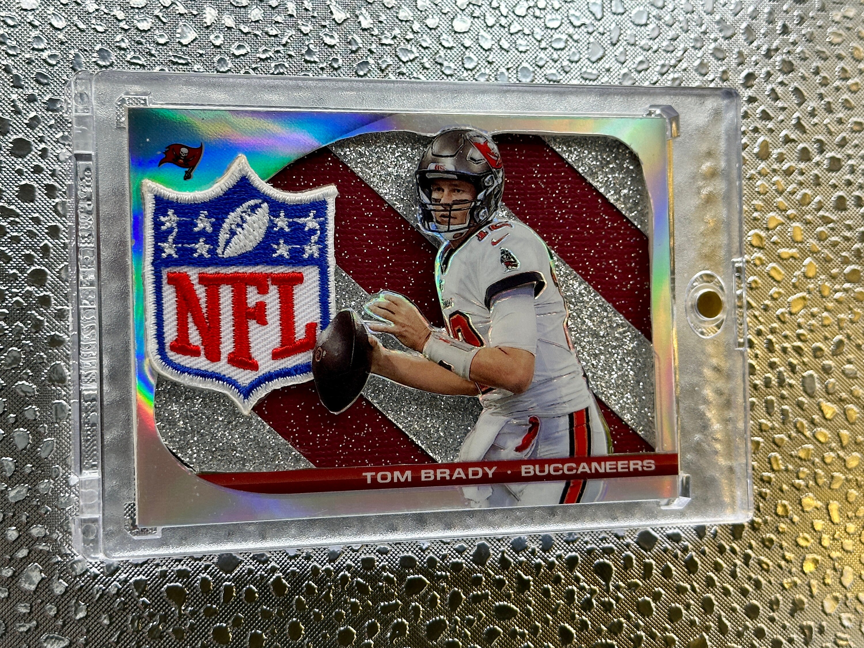 TOM BRADY Custom Art Patch Card Tampa Bay Buccaneers - Etsy