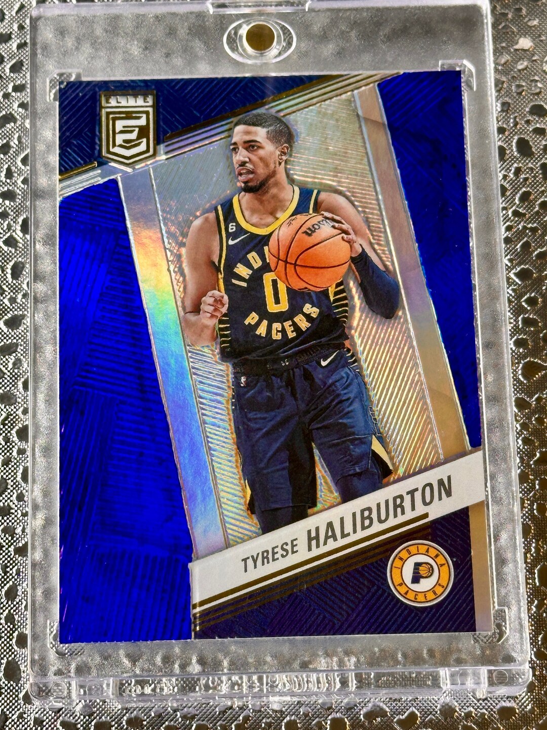 Tyrese Halliburton Custom Art Card Indiana Pacers Display Trading Art ...