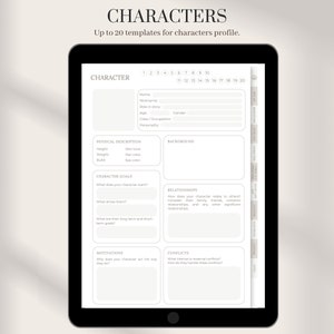 Author Planner | Novel Writing | Writers Planner | Digital Planner for ...