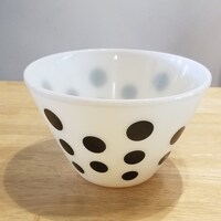 Fire King Red Dot Bowls - Etsy