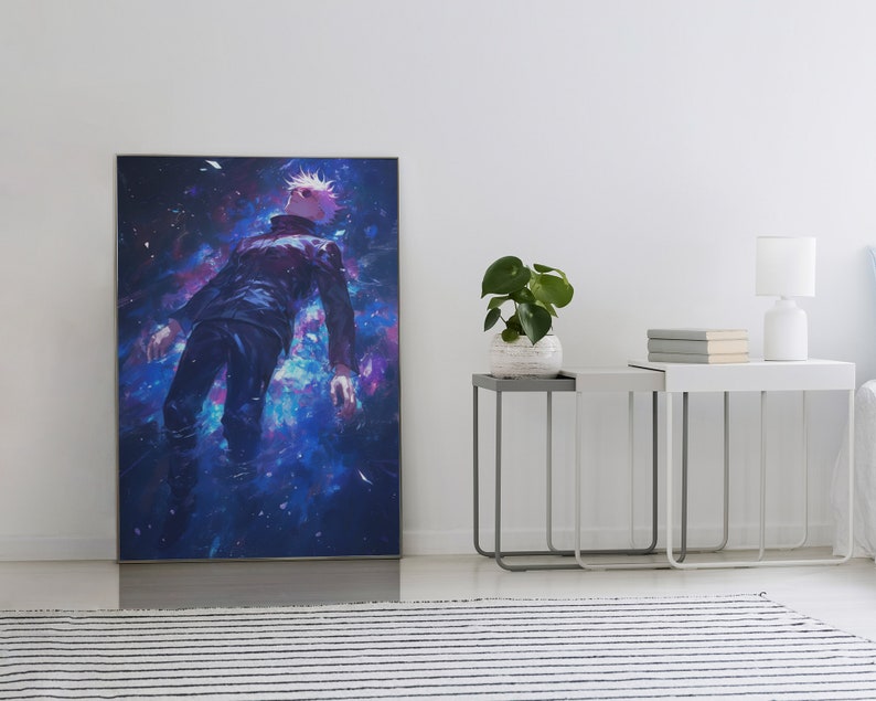 Anime Poster Gojo Satoru Jujutsu Kaisen Sorcerer in Space Unique ...