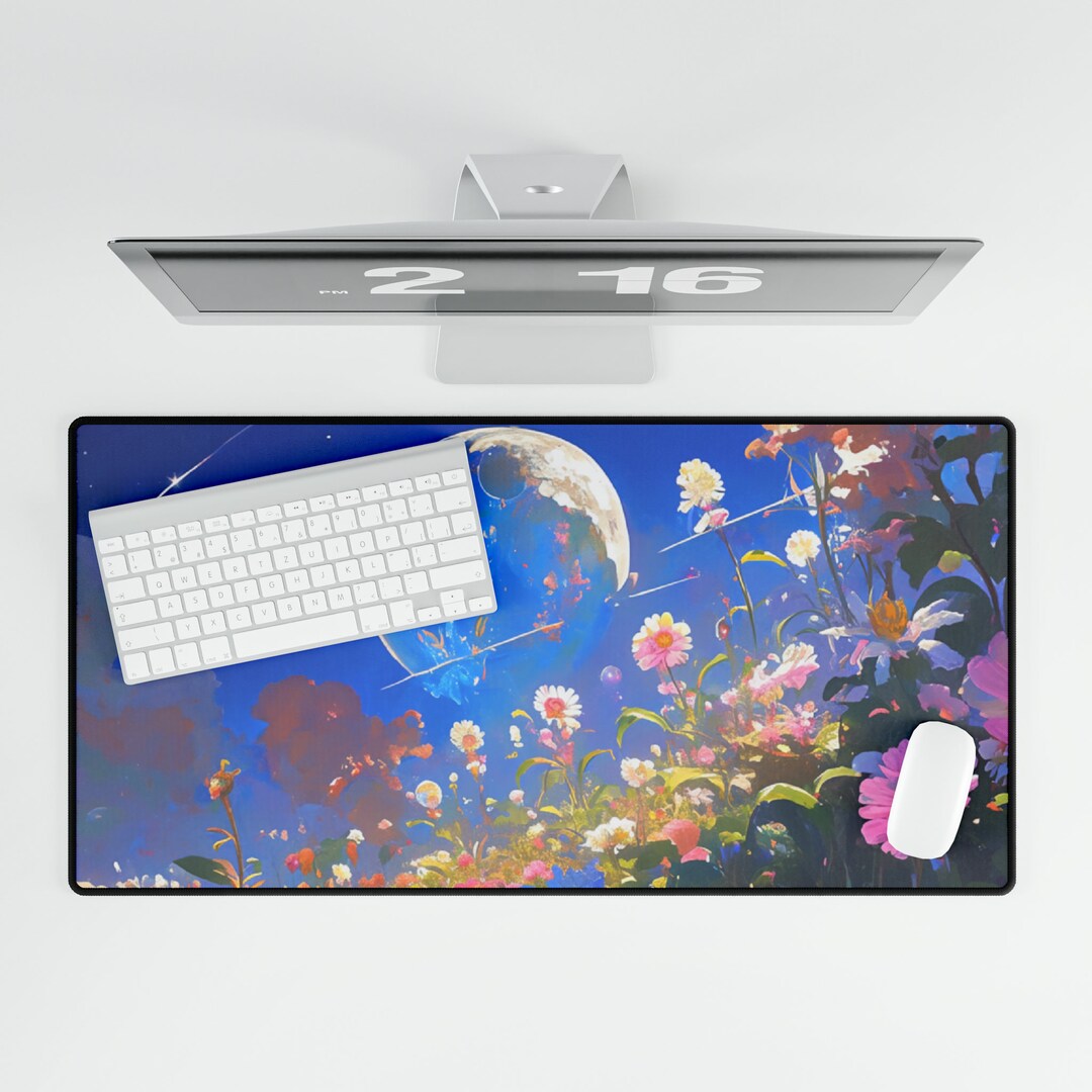 Gaming Desk Mat Office and Gaming Desk Accessories Dreamscape Themed ...