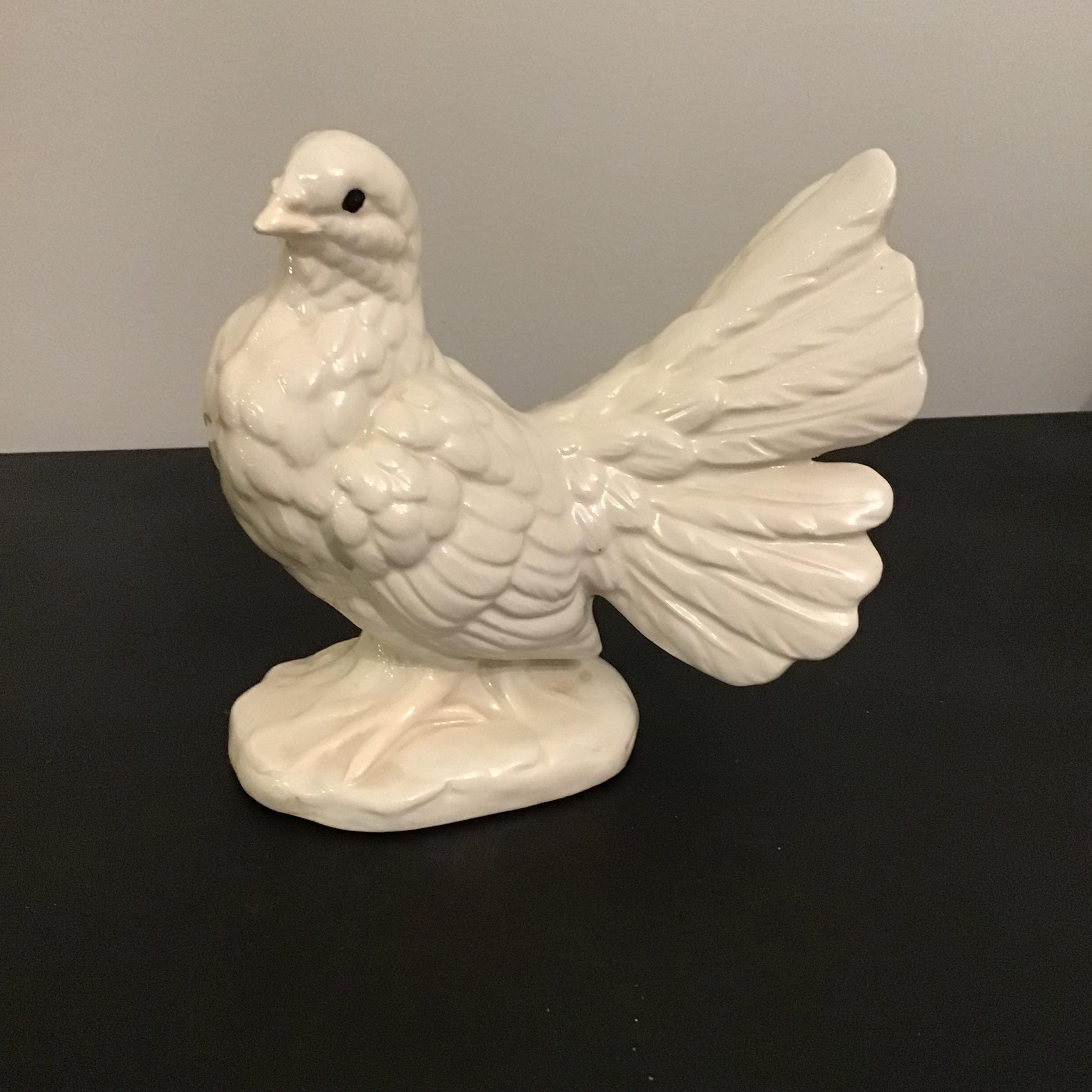 Vintage White Dove Figurine - Etsy
