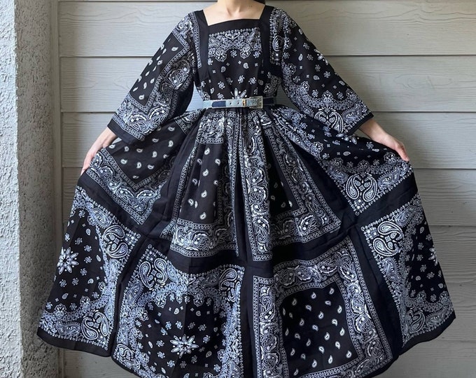 Handmade Bandana Dress SKU 10091 - Etsy