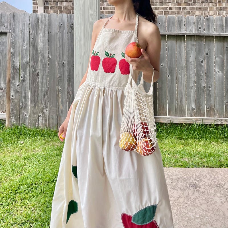 Apple Dress - Etsy