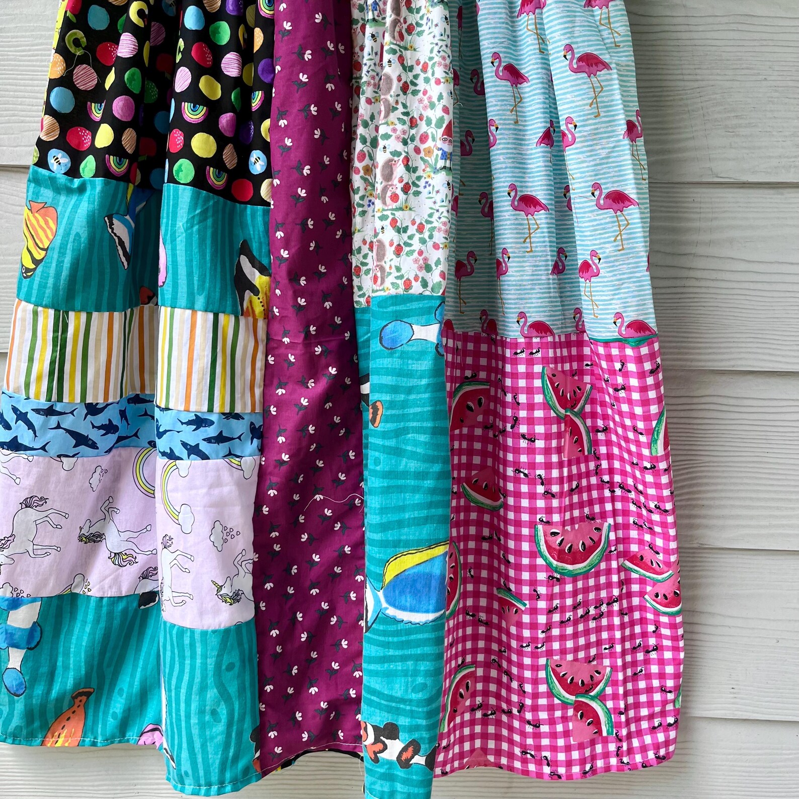 Arcade Dress | Handmade Quilted Bandana Dress Vibrant/eclectic SKU ...