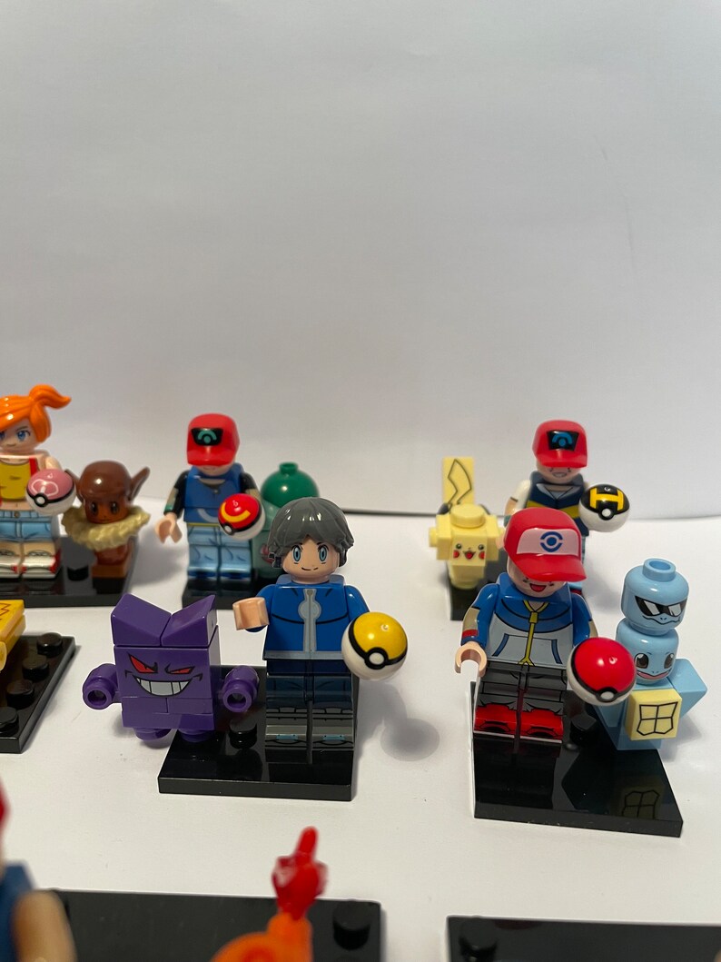 Pokemon Inspired Block Figures Pokemon Mini Collectible Figures Choose ...