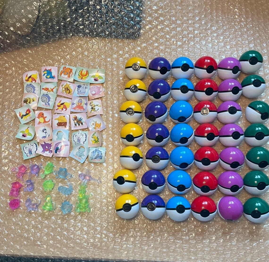 Mini Pokeball Themed Party Favors for Gift Bags and Birthday Partys ...