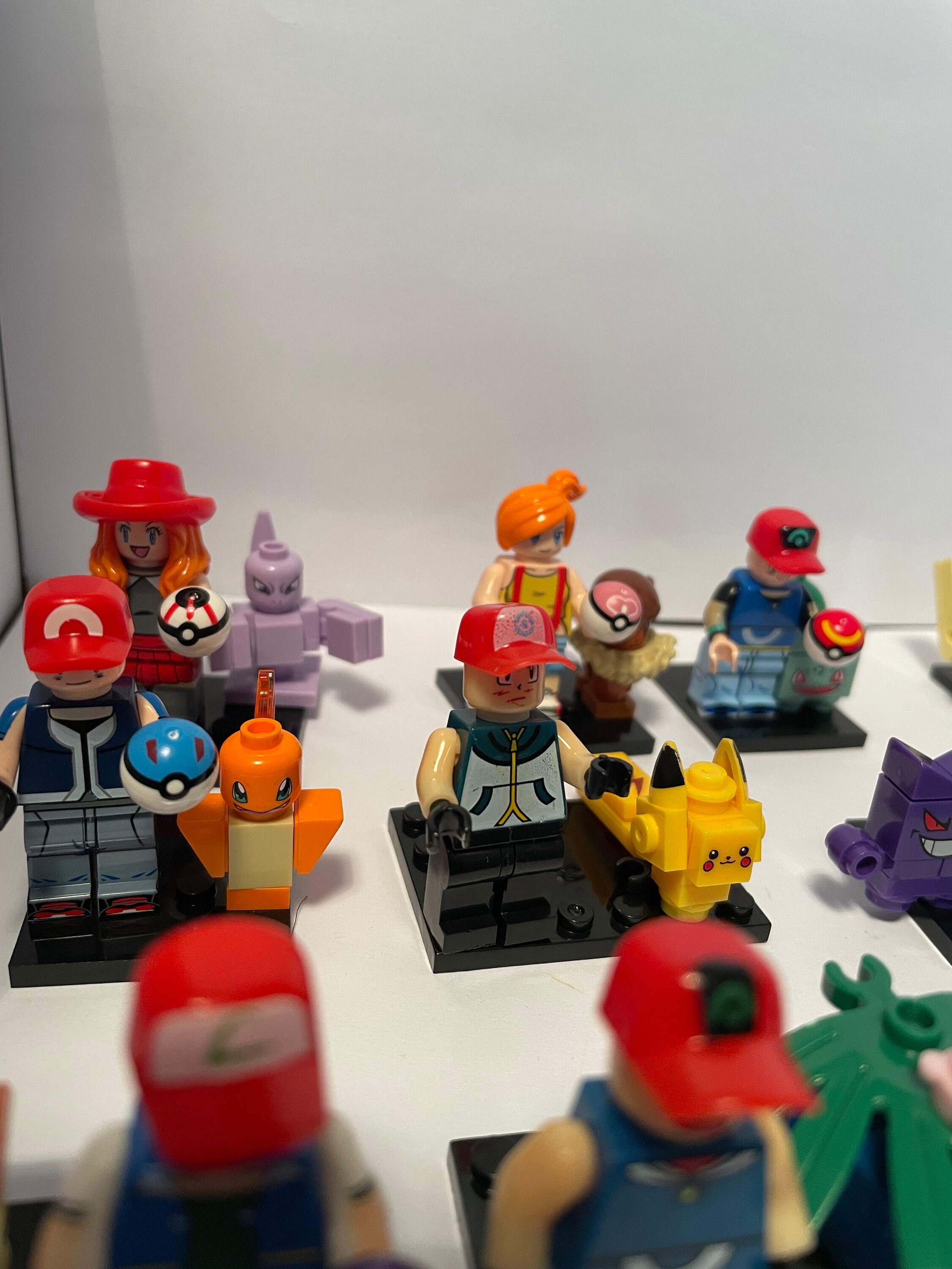 Pokemon Inspired Block Figures Pokemon Mini Collectible Figures Choose ...