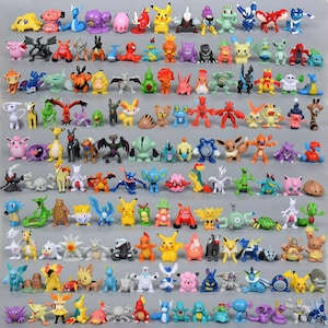 Pokemon figures - Etsy