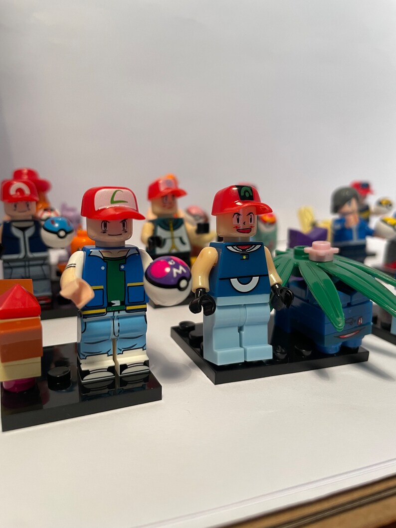 Pokemon Inspired Block Figures Pokemon Mini Collectible Figures Choose ...