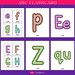 ABC Flashcards Colour Printable Alphabet| Abcs Letter Classroom Letters ...