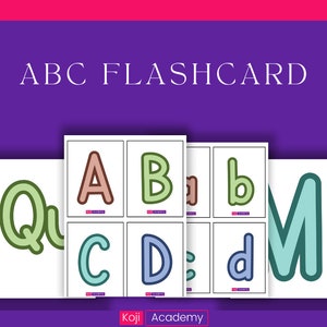 ABC Flashcards Colour Printable Alphabet| Abcs Letter Classroom Letters ...