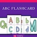 ABC Flashcards Colour Printable Alphabet| Abcs Letter Classroom Letters ...