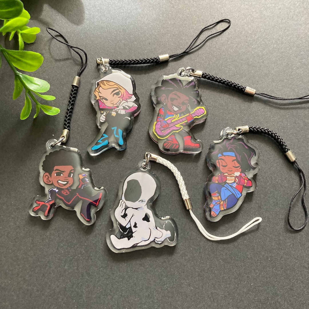 INSTOCK | Spider-verse ATSV Acrylic Charms C-grades - Etsy