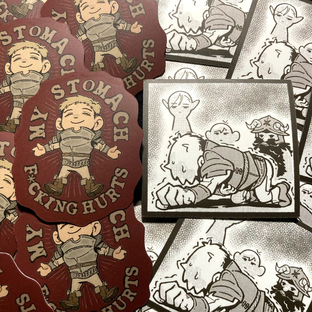 IN STOCK | Dungeon Meshi Sticker Set - Etsy
