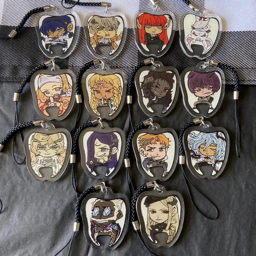 IN-STOCK | Metaphor: Refantazio Tooth Charms - Etsy