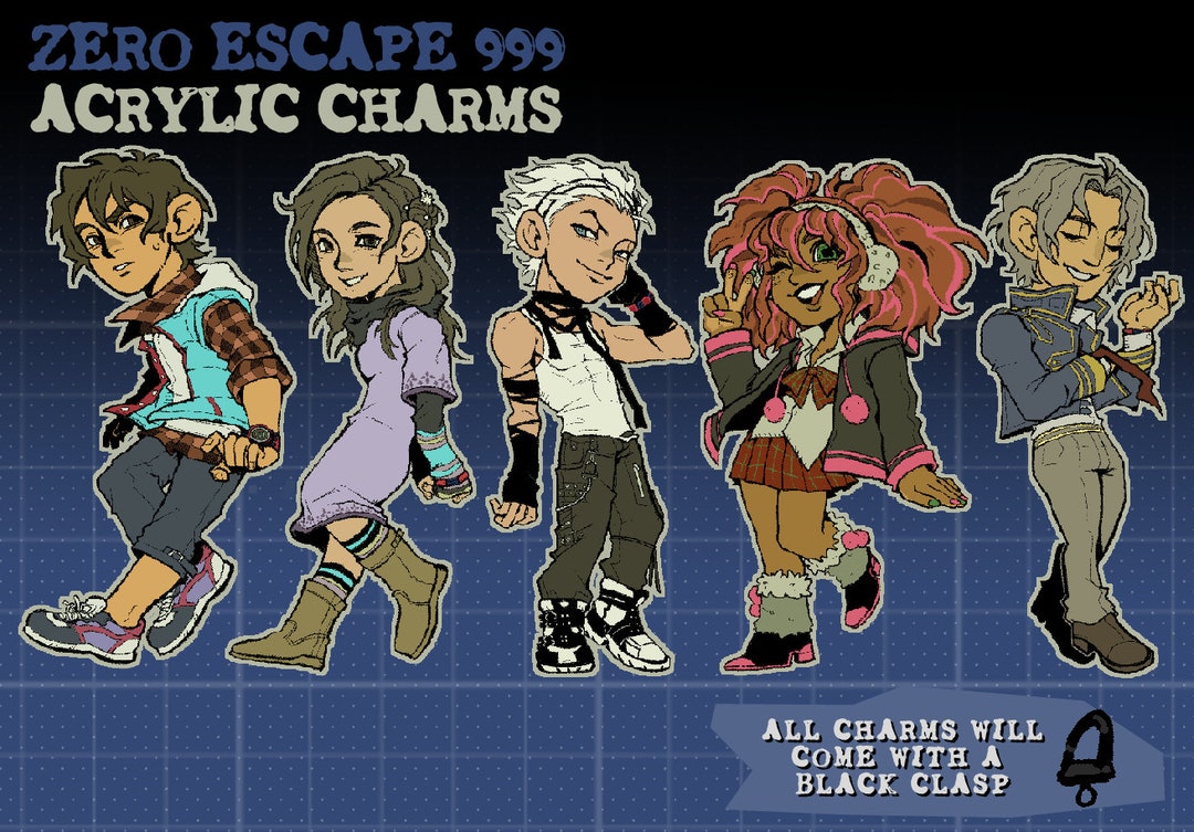 PREORDER Zero Escape 999 Charms - Etsy