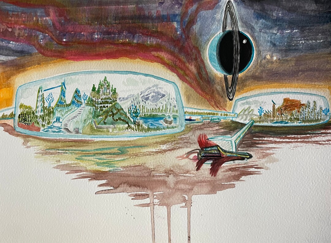 Prints of Astrological Solar System Scape Wall Art - Etsy