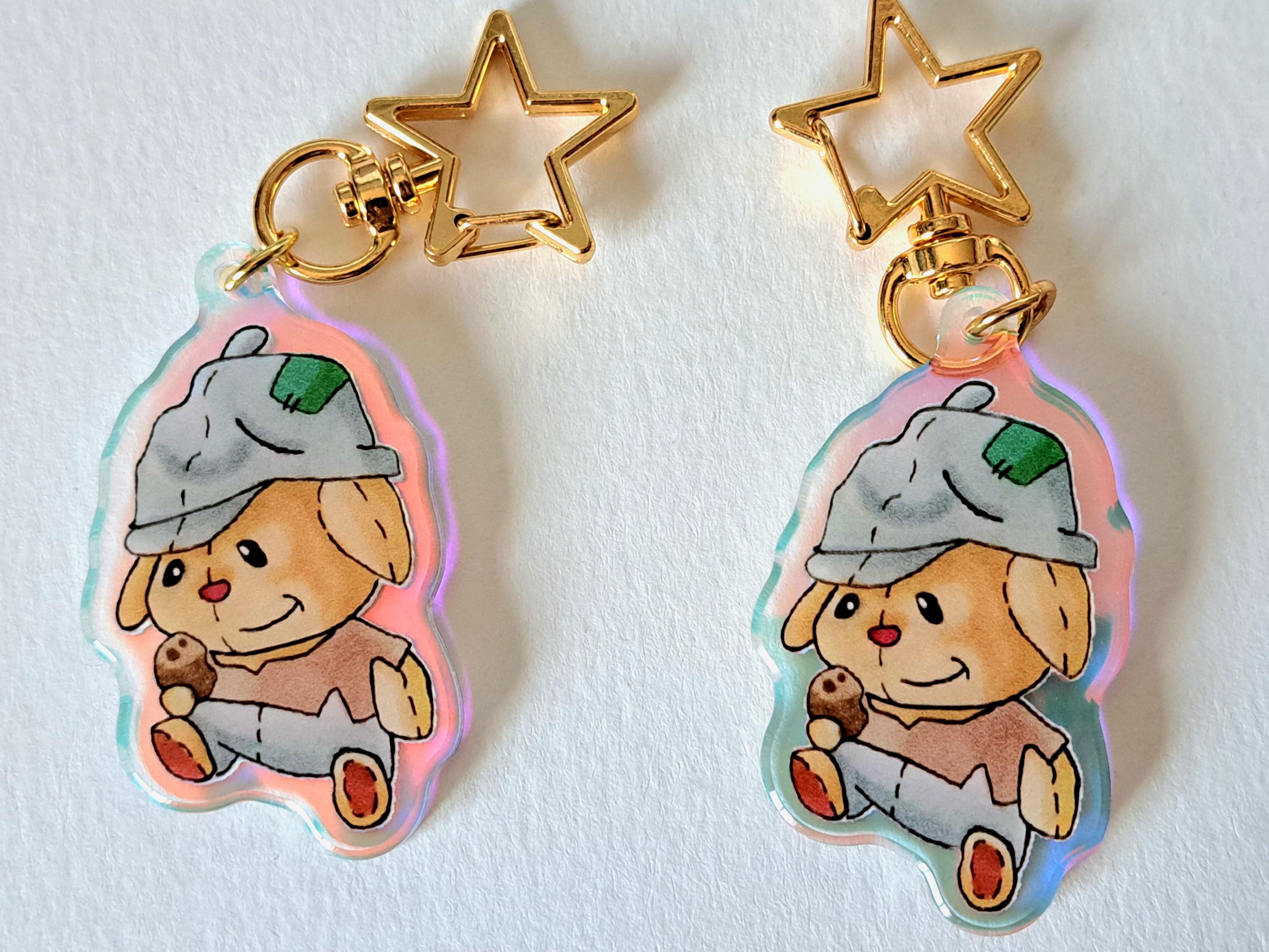 Neopet Kacheek Plushie Rainbow Acrylic Charm - Etsy