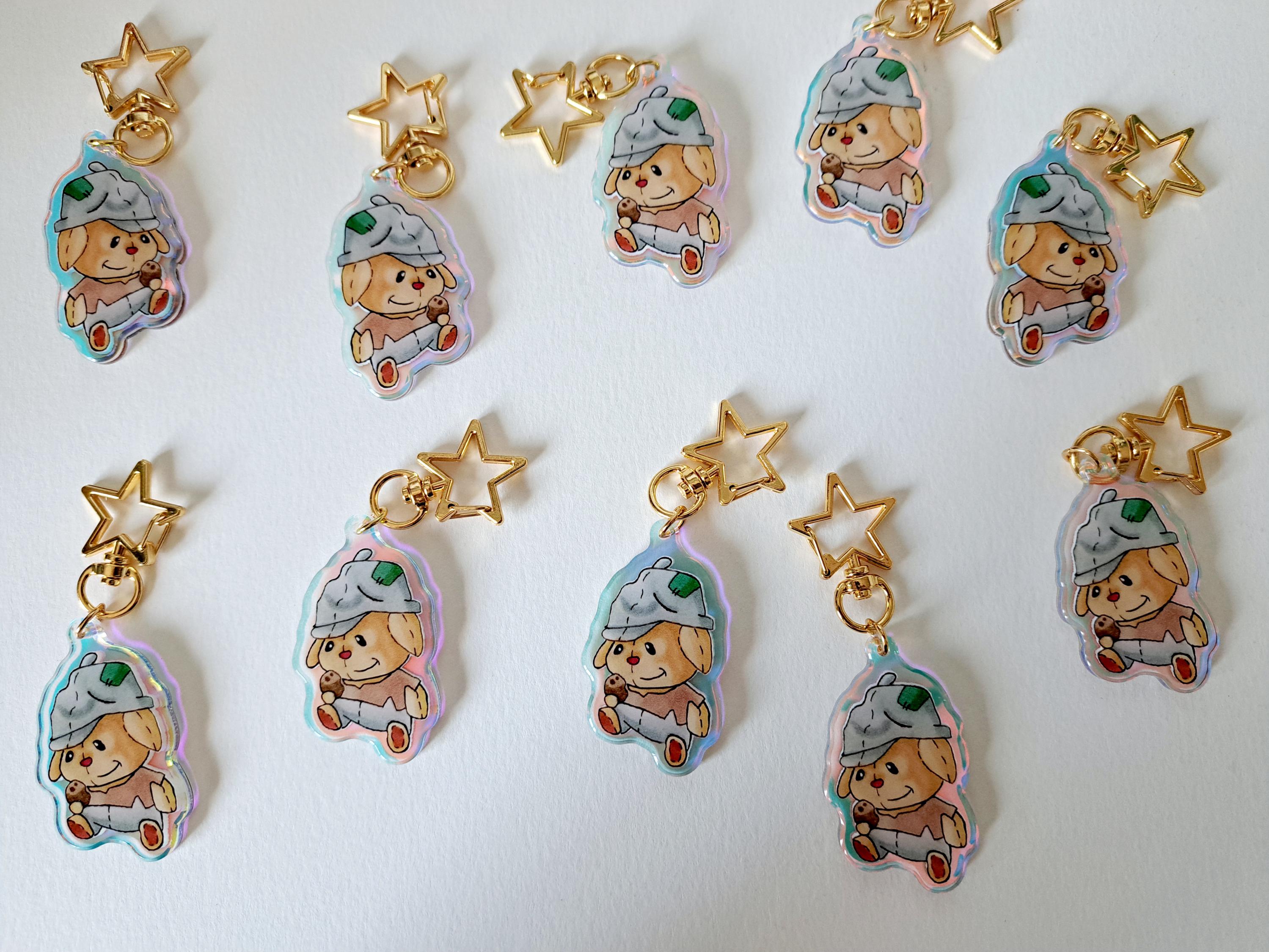 Neopet Kacheek Plushie Rainbow Acrylic Charm - Etsy