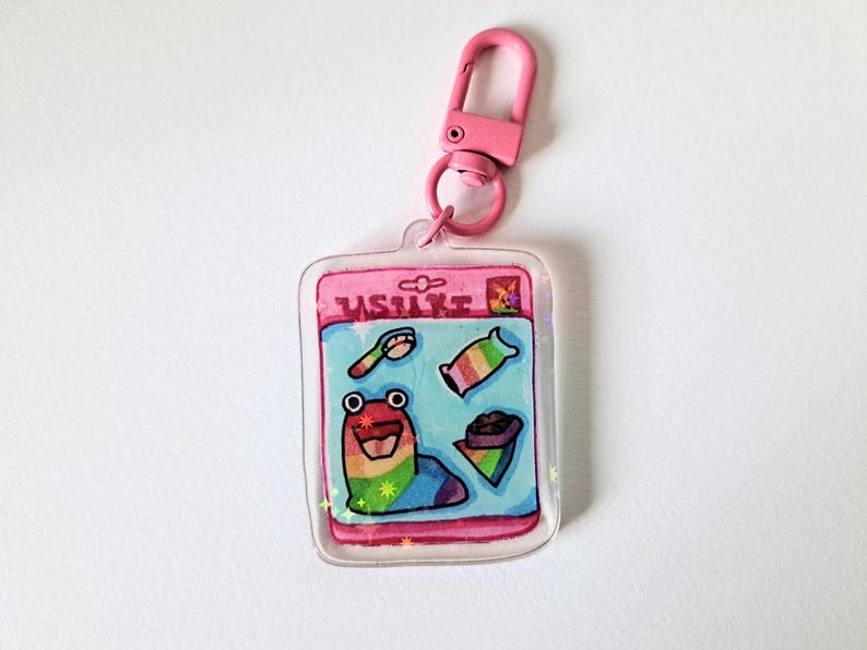 Neopets Rainbow Slorg Usuki Playset Sparkled Charm - Etsy