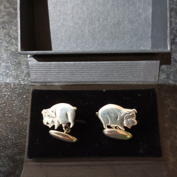 Pig Cufflinks - Etsy Canada